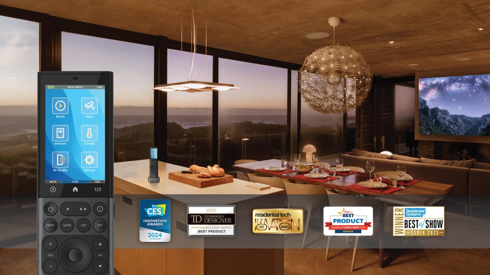 Smart Home sterowany wielofunkcyjnym pilotem